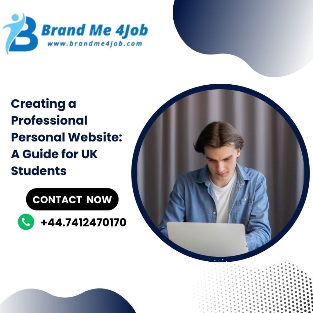 Creating a Professional Personal Website | +44.7412470170